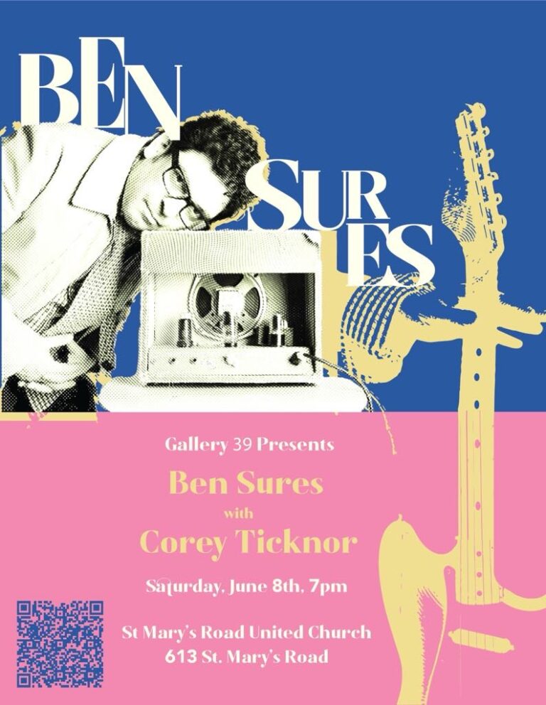 Ben Sures in Concert – Gallery 39